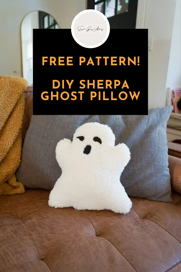 Free Sherpa Ghost Pillow Pattern: DIY Halloween Decor