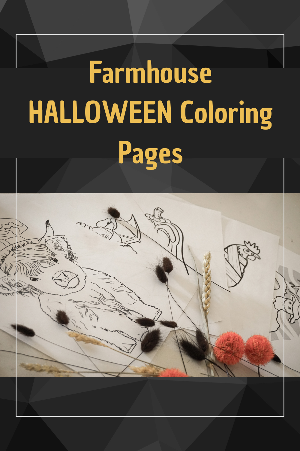 5 Free Halloween Farmhouse Coloring Pages – Printable 2023